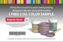 FREE 2 oz. Color Sample at Benjamin Moore - I Crave Freebies