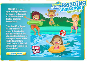 Book It "Diary of a Wimpy Kid" Summer Fun Prize Package for Kids - I ...