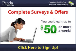 Panda Research: Get Paid to Take Surveys and Offers - I Crave Freebies
