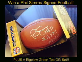 Win a NFL Football Signed by Phil Simms (Today Only) - I Crave Freebies