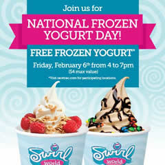 REMINDER: FREE Swirl World Frozen Yogurt at RaceTrac Today - I Crave ...