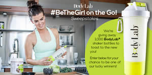 BodyLab Shaker Bottle Giveaway (1,000 Winners!) - I Crave Freebies