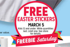 FREE Easter Stickers at Kmart Today - I Crave Freebies