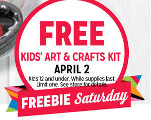 FREE Kids' Art & Crafts Kit at Kmart Today - I Crave Freebies
