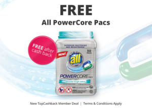 FREE All PowerCore Pacs Laundry Detergent - I Crave Freebies