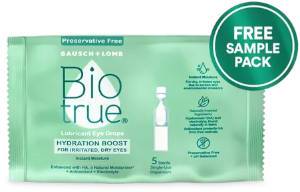 FREE Biotrue Eye Drops Samples - I Crave Freebies